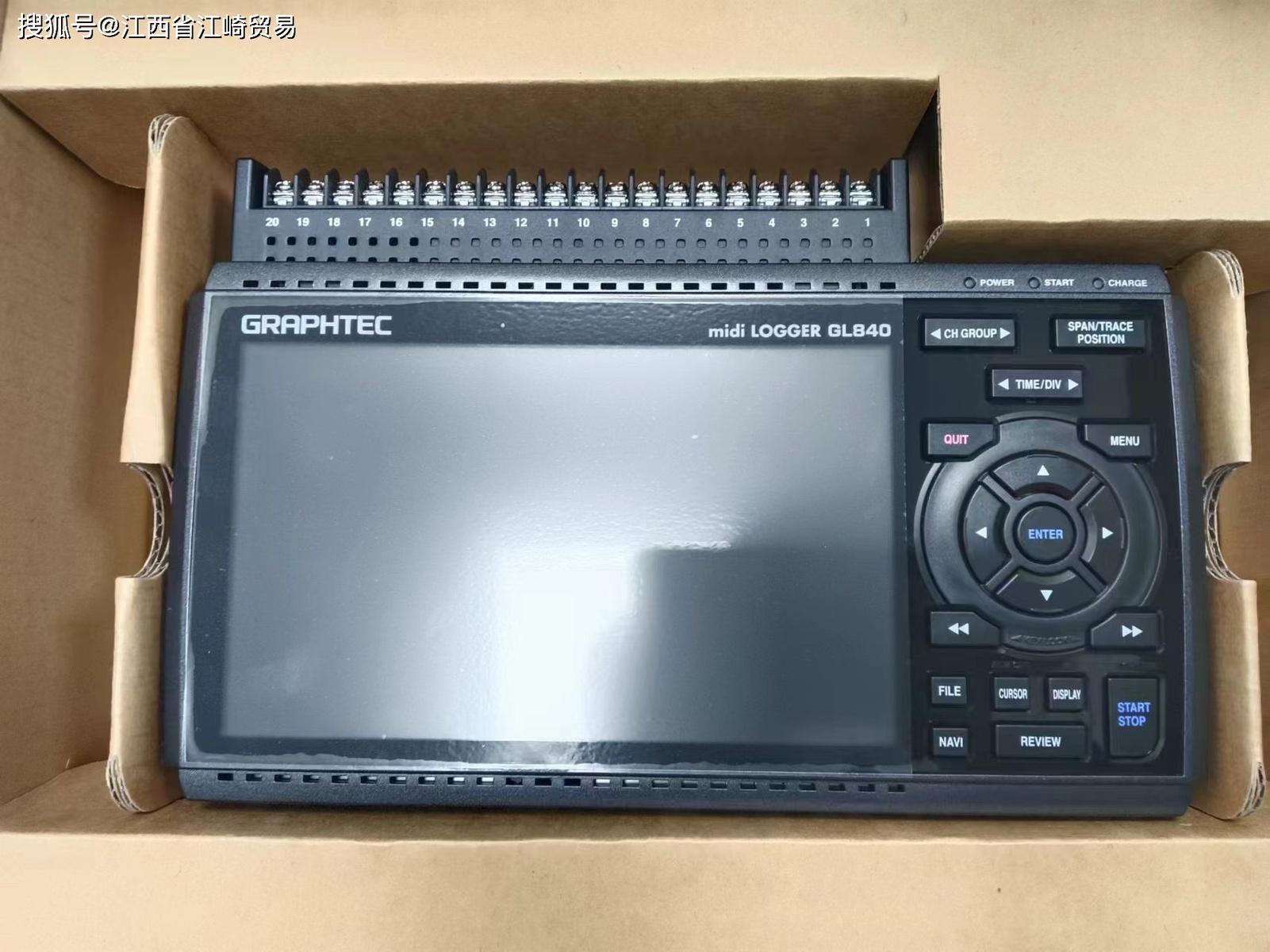 日本GRAPHTEC图技 多通道数据记录仪 GL840-M江崎