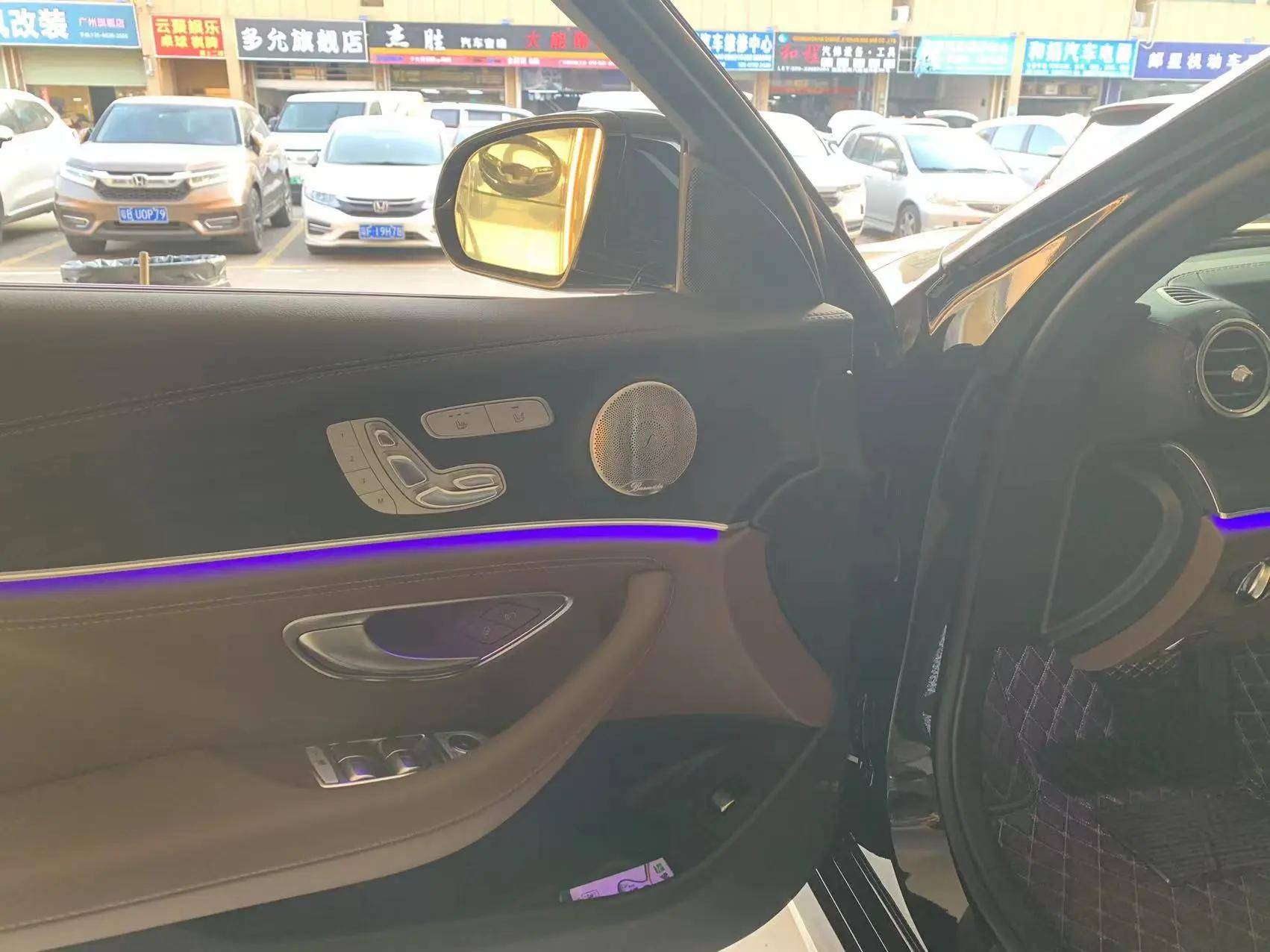 22款奔驰E350eL升级豪华氛围灯 香氛负离子 安装效果分享_搜狐汽车_搜狐网
