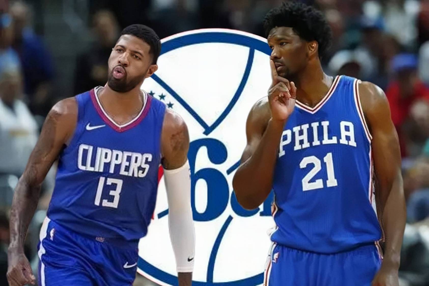 哈登看懵了！76人将招募保罗乔治辅佐恩比德，意图拆散快船三巨头_位置_赛季_离开