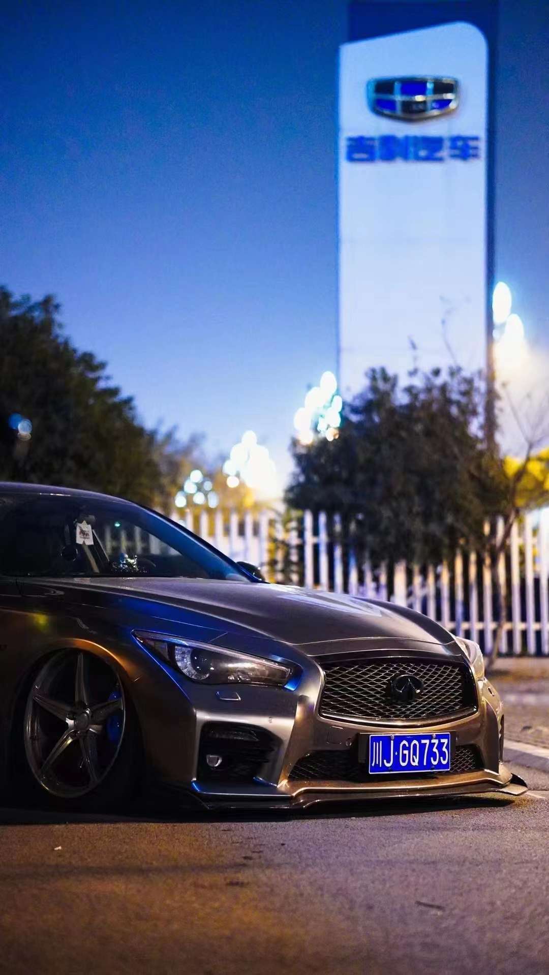 英菲尼迪Q50改装AIRBFT气动避震低趴姿态_搜狐汽车_搜狐网