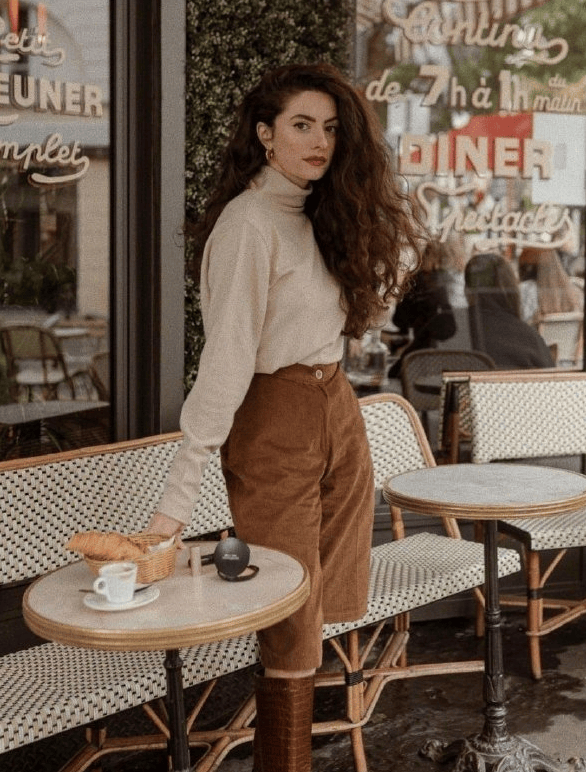 时尚博主Leanne Ansar：法式复古的浪漫穿搭，慵懒卷发尽显风情_发型_造型_风格