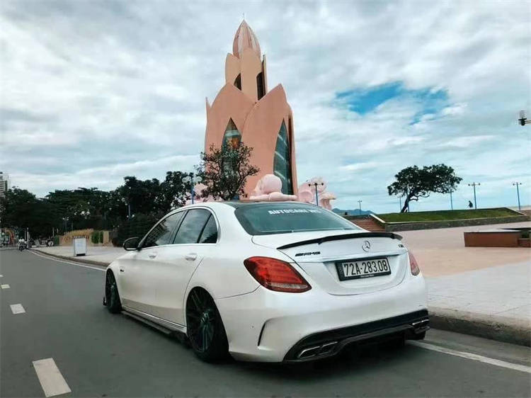 奔驰C级W205改装AIRBFT气动避震，展现独特魅力_搜狐汽车_搜狐网