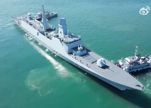 054B型护卫舰，与052D型同框，相控阵雷达，到底有多强悍？_舰艇_型驱逐舰_我国