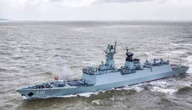 054B型护卫舰，与052D型同框，相控阵雷达，到底有多强悍？_舰艇_型驱逐舰_我国