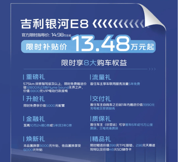 14万级纯电竟然配45英寸8K屏？银河E8的智能越级是噱头还是真实力？_搜狐汽车_搜狐网