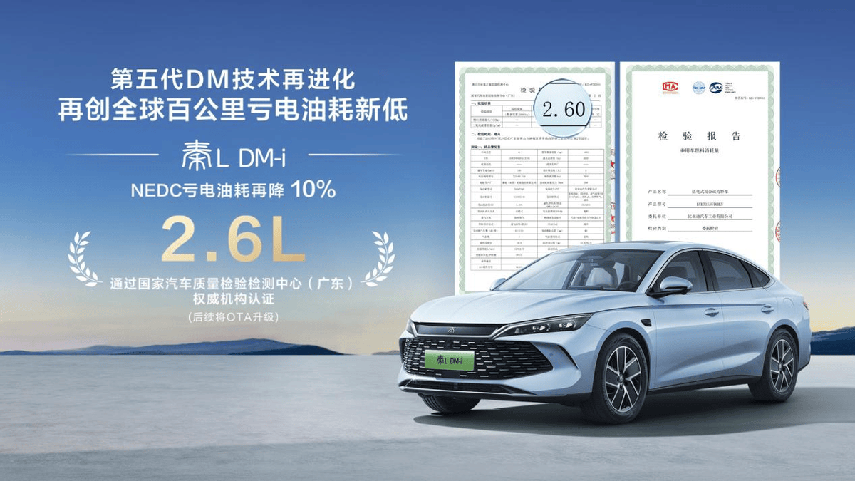 秦 L DM-i OTA 升级实测：2.6L 油耗 + 智能进化双福利_搜狐汽车_搜狐网