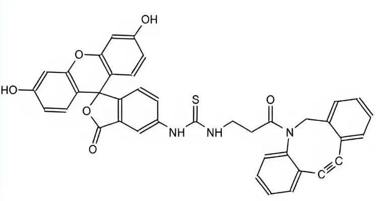 FITC-DBCO，2054339-00-1，结合FITC的明亮荧光与DBCO的无铜点击化学反应特性-阿仪网