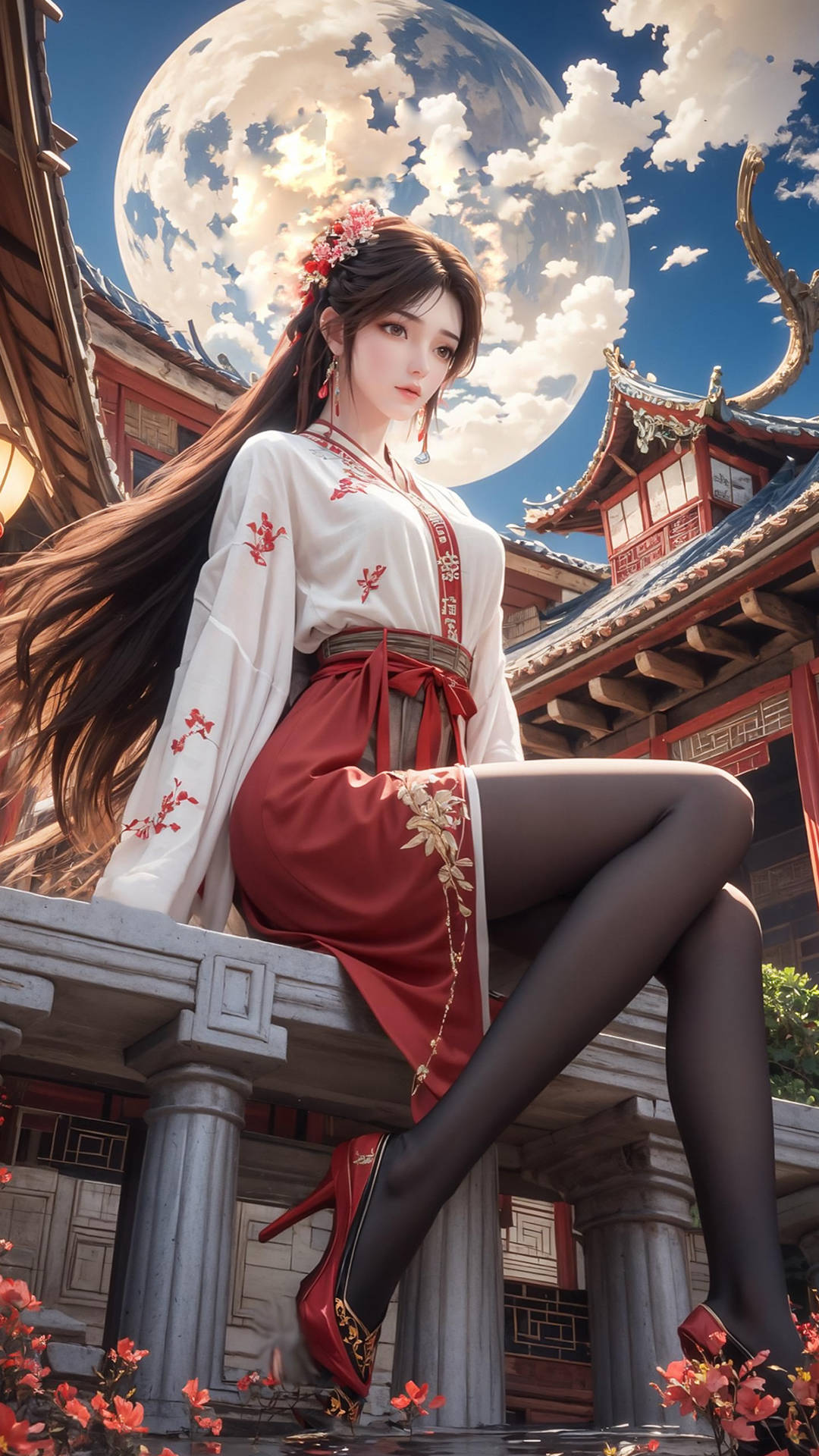 国漫女神火灵儿ai壁纸:独守衣冠冢,心系少年郎 搜狐大视野 搜狐新闻