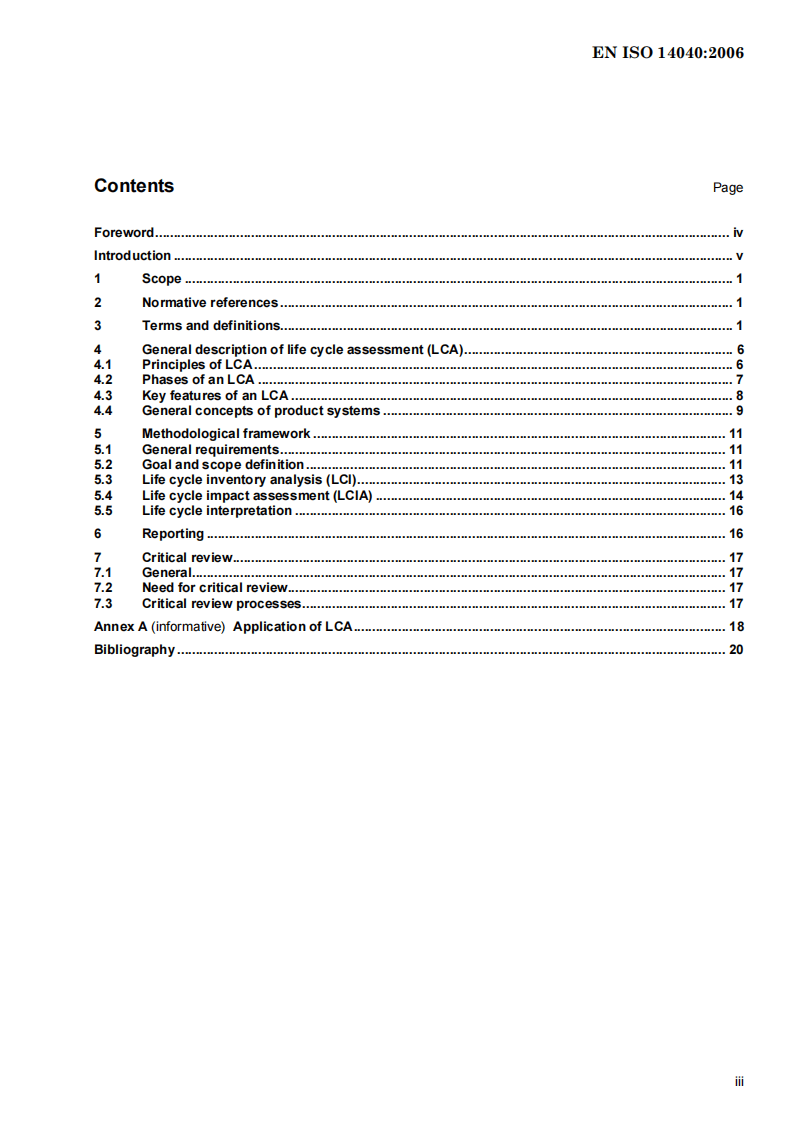 ISO 14040 2006生命周期评估原则和架构（英文版）_数据_结果_影响