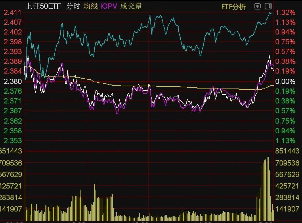 ETF今日收评 | 上证50ETF、沪深300ETF尾盘获资金大量抄底，多只中证2000ETF涨停_市场_微盘_后续