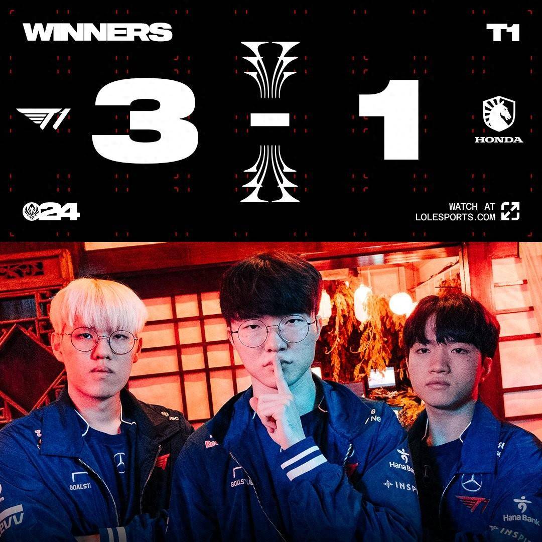 LOL-MSI：Faker超神发条魔灵Carry全场，T1 3-1淘汰TL晋级下一轮_比赛_中路_高地