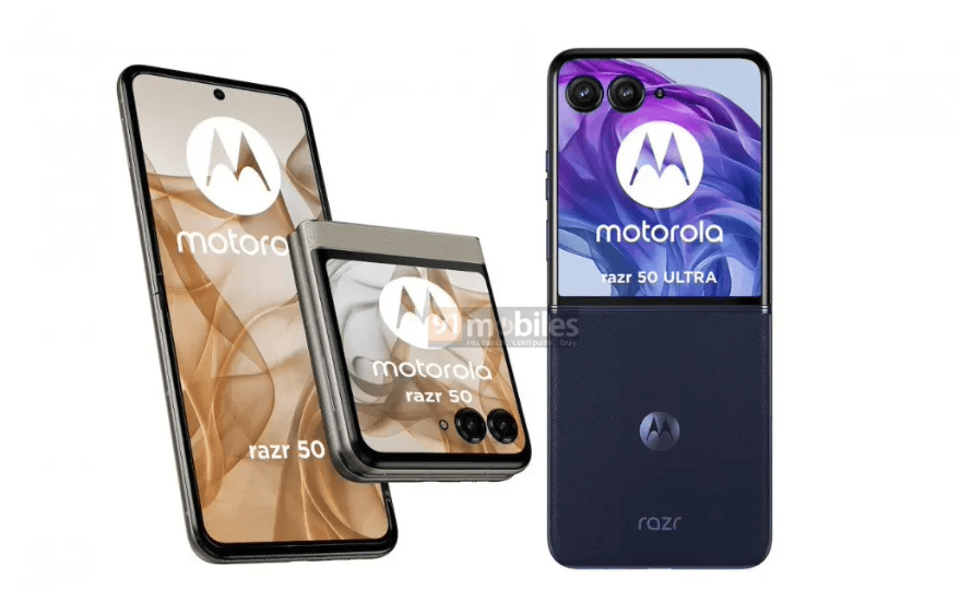 摩托罗拉 Razr 50 系列高清渲染图曝光， Ultra 版本或搭载骁龙 8s Gen 3_方案_支持_机身