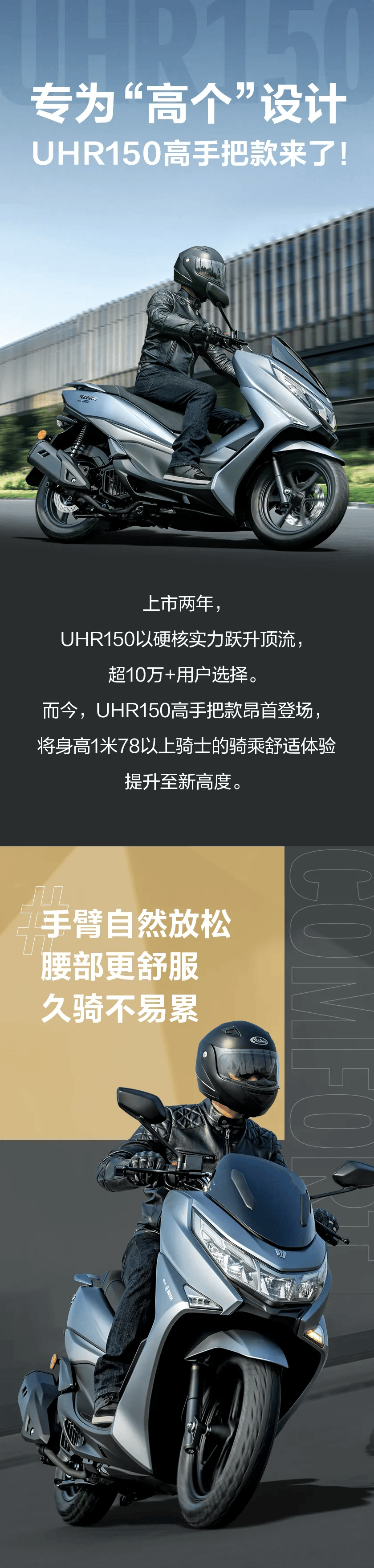 15980元， 豪爵发布UHR150高手把款！