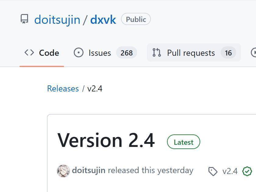 DXVK 兼容层更新 2.4 版本，新增 Direct3D 8 支持_问题_游戏_GitHub