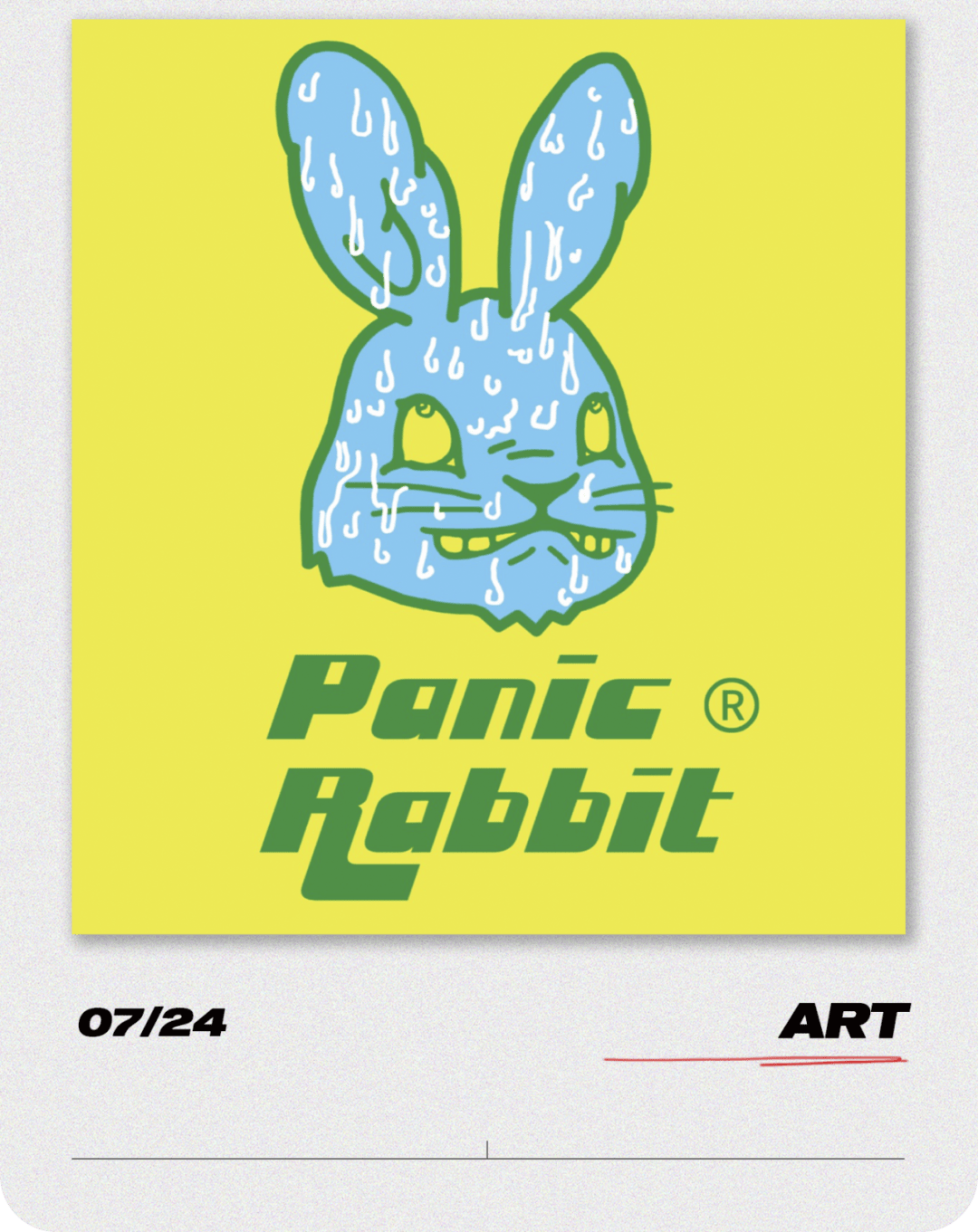 KIKS x Panic Rabbit《爆汗兔》别注系列正式登场 —— 与焦虑共存_创作_申二_时间