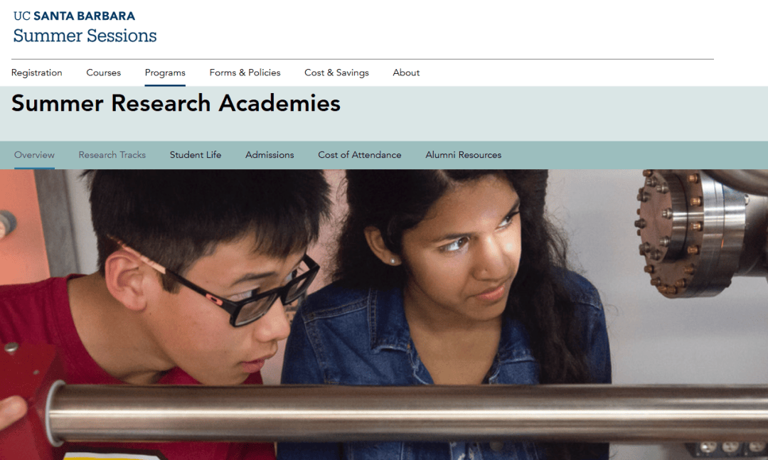 4周花费近8万！我刚参加完UCSB暑期研究院，对这几点最不满意！_Tracks_学科_课程