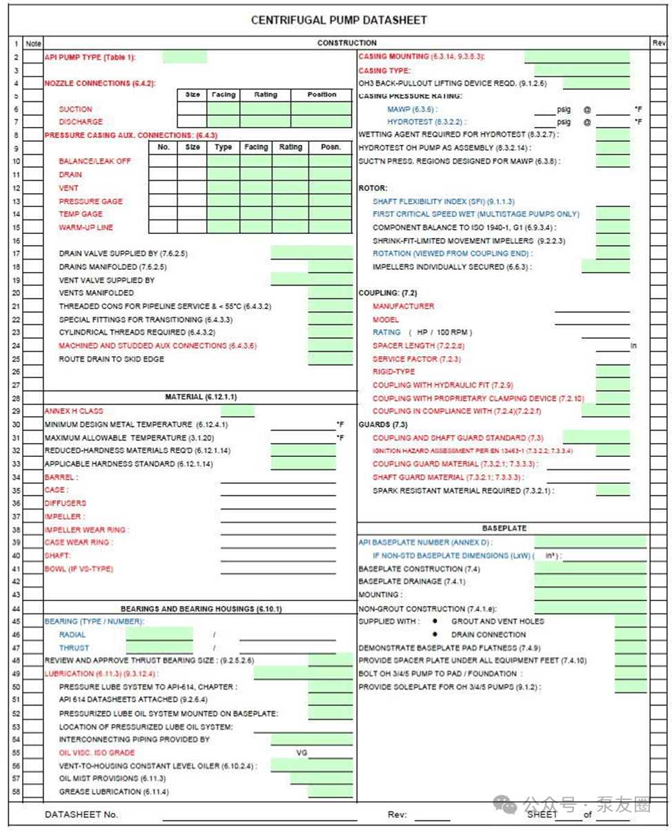 全网首发 | API 610第12版标准解读第19期（中英文对照）(完结）_Sheets_and_the