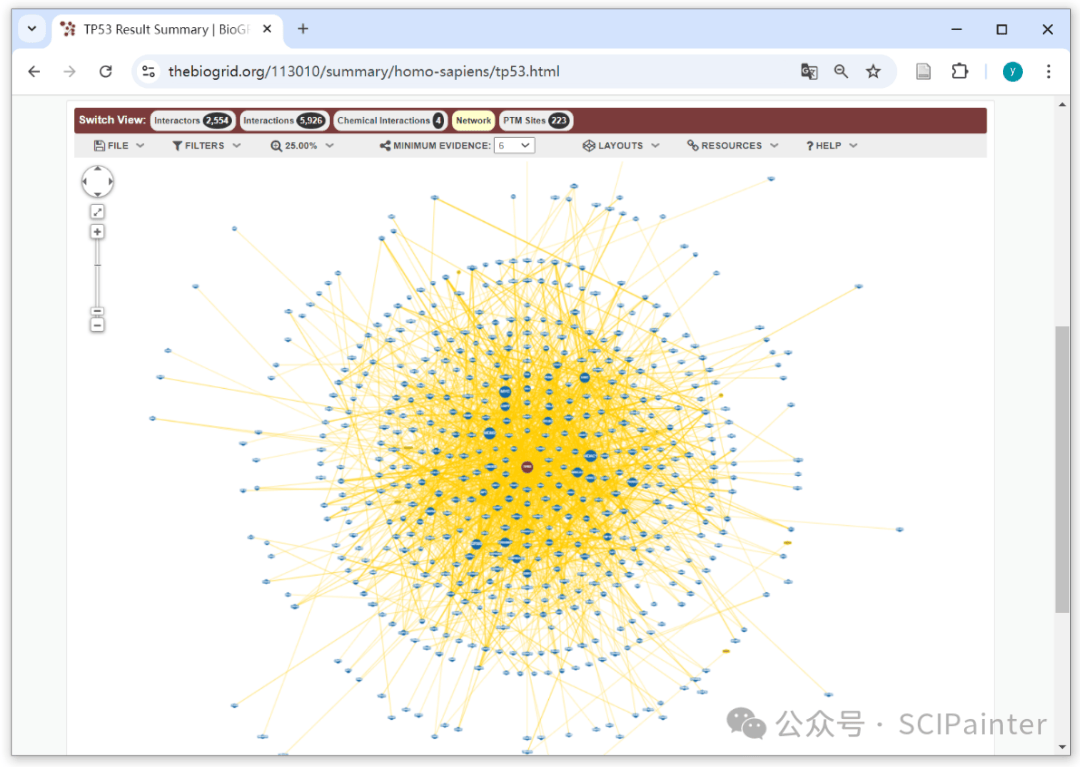 如何查找互作蛋白？_预测_BioGRID_网络图