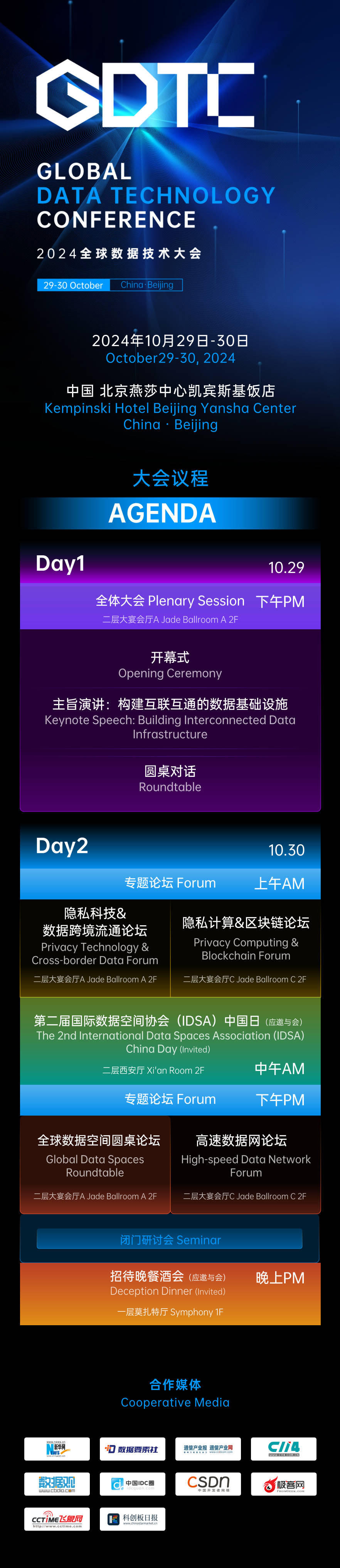 完整日程发布！首届GDTC全球数据技术大会开幕将于10月29日盛大开幕_空间_产业_论坛