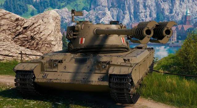 全新研发线路登场：Y系双管重坦线路FV230开罐器加入测试_火炮_齐射_重型坦克