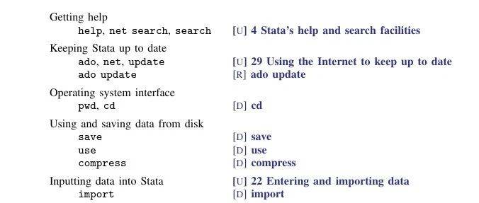 Stata入门系列--你必须知道的一些命令_数据_变量_cd