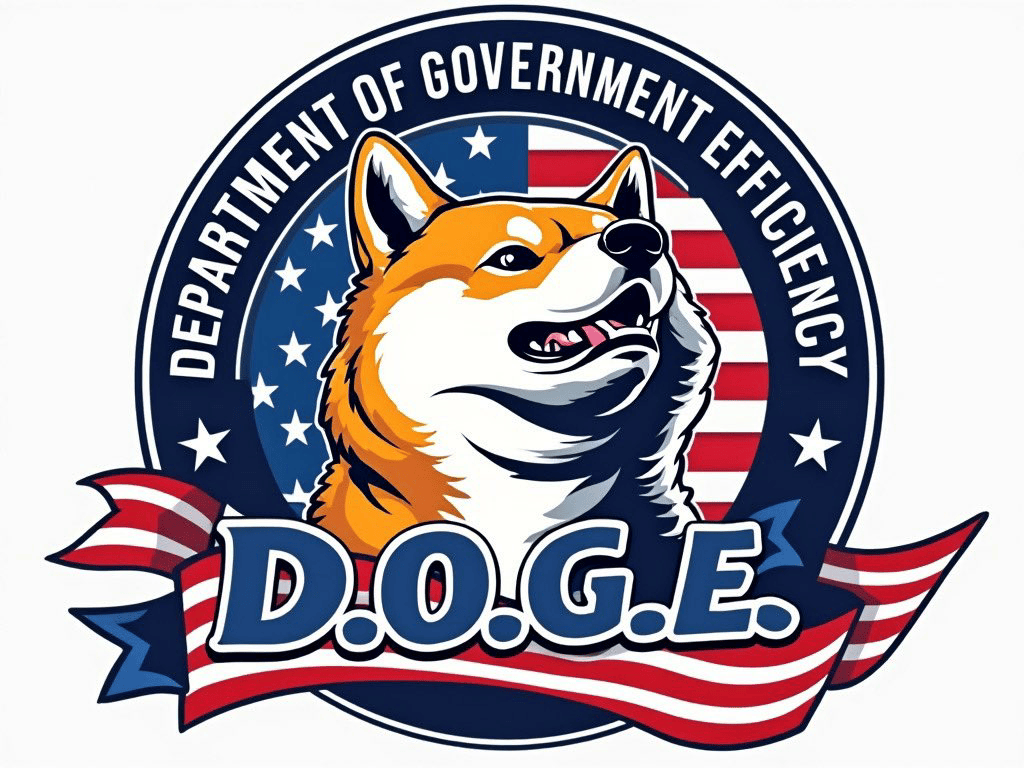 特朗普宣布马斯克将领导政府效率部门，新LOGO是个狗头？_Doge_设计_标志