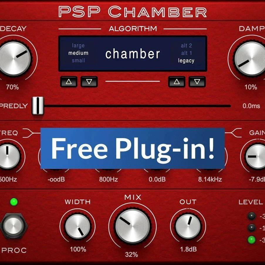 PSP Audioware 发布免费混响插件 - PSP Chamber_macOS_系统_Mojave
