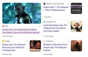 《龙腾世纪：影障守护者》不再有重大更新 BioWare停止支持_游戏_补丁_bug