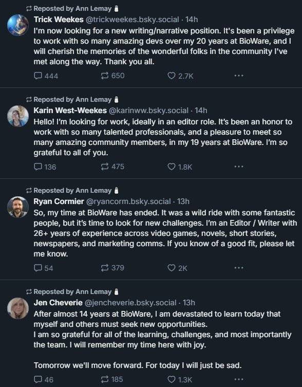 《质量效应5》换帅，《龙腾世纪》团队解散，EA游戏帝国摇摇欲坠？_Gamble_Karin_Patrick