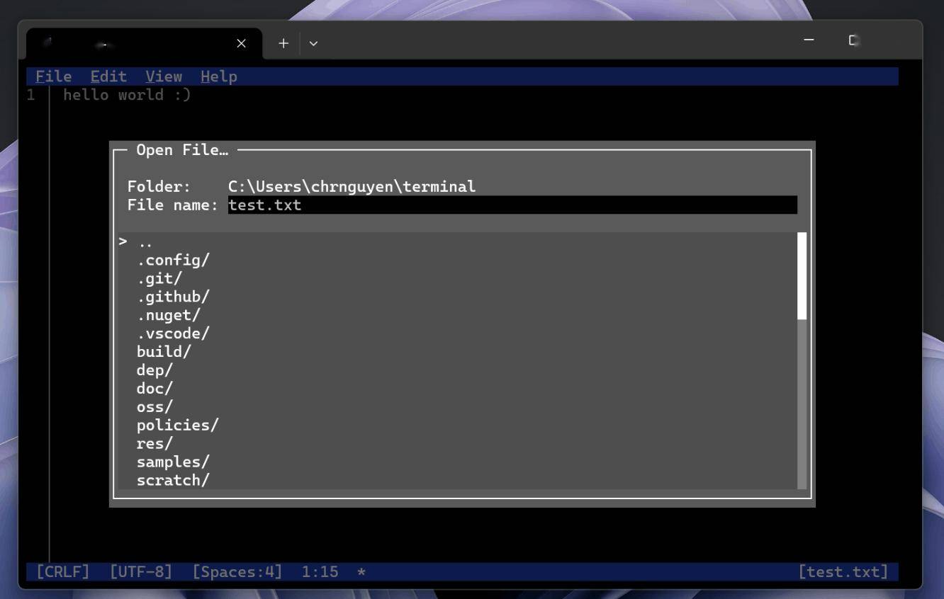 微软推出现代重制版 MS-DOS Edit 编辑器：Rust 编写、205KB 体积 - 数码前沿 数码之家