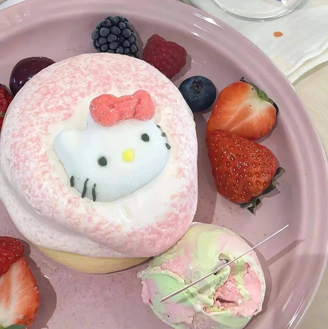 蓝色系宝藏hellokitty壁纸_高清_Ins_景深