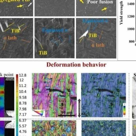 浙大张泽院士团队 Addit. Manuf.：基于 LDED制备Ti-Al-V-Fe-B合金强塑协同提升新策略_制造_技术_塑性