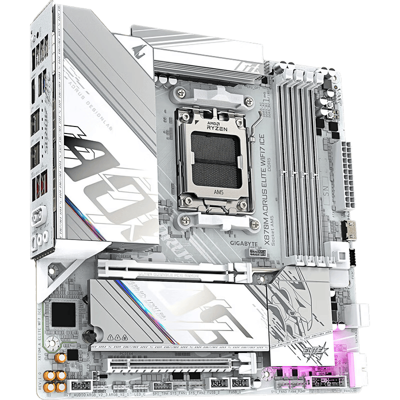开启游戏新时代——技嘉冰雕X870M AORUS ELITE WF7 ICE主板_搜狐网