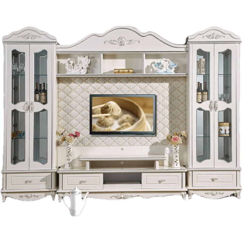 媿魅欧式电视柜与MEF布艺沙发，打造奢华舒适的客厅生活！_产品_家庭_组合