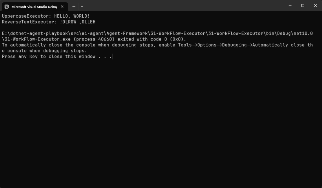 Agent Framework 定义流程节点以及节点的流式输出_string>_结果_处理